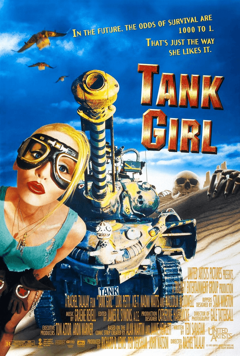 Tank Girl (1995) Budget: $25M Production Cost | Saturation.io